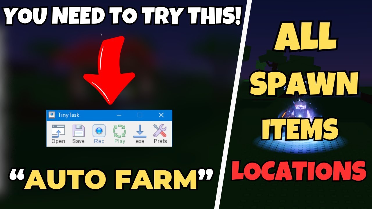 BEST AUTO FARM & ALL SPAWN ITEMS LOCATION in SOL'S RNG | ROBLOX - YouTube