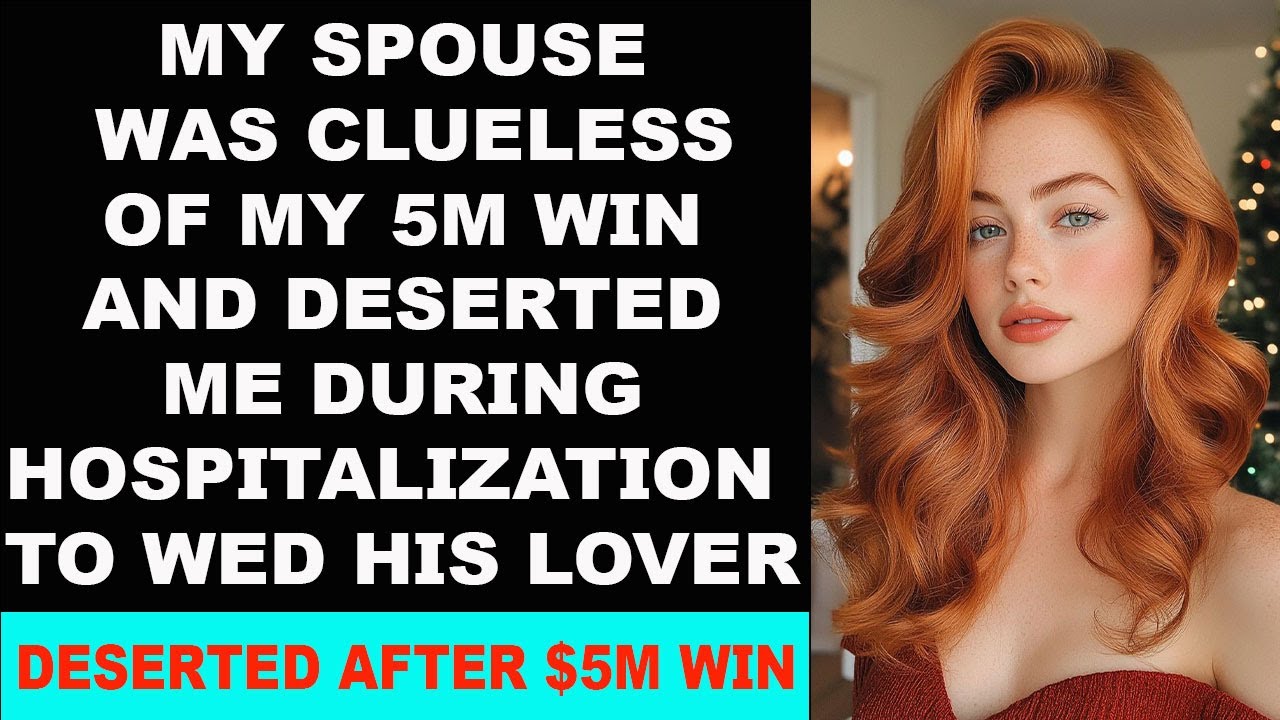 My spouse was clueless of my 5M win and deserted me during hospitalization to wed his lover ...