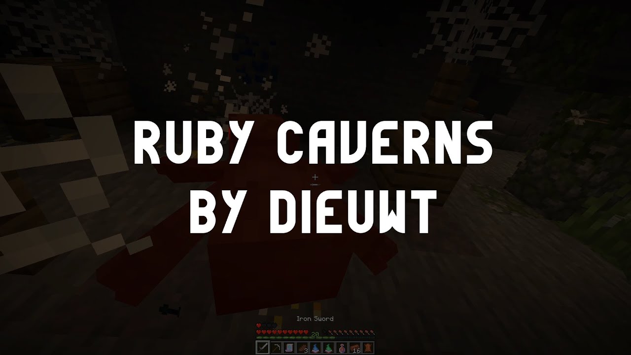 Ruby Caverns [Minecraft Map Review] - YouTube