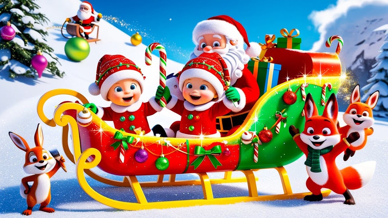 Jingle Bells Jingle Bells | Santa Claus Sleigh Adventure With Toddlers ...