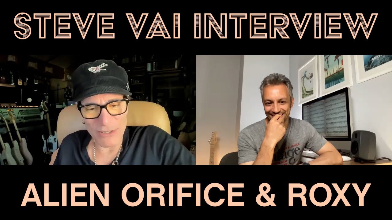 Steve Vai Interview - Alien Orifice & Roxy and Elsewhere - YouTube