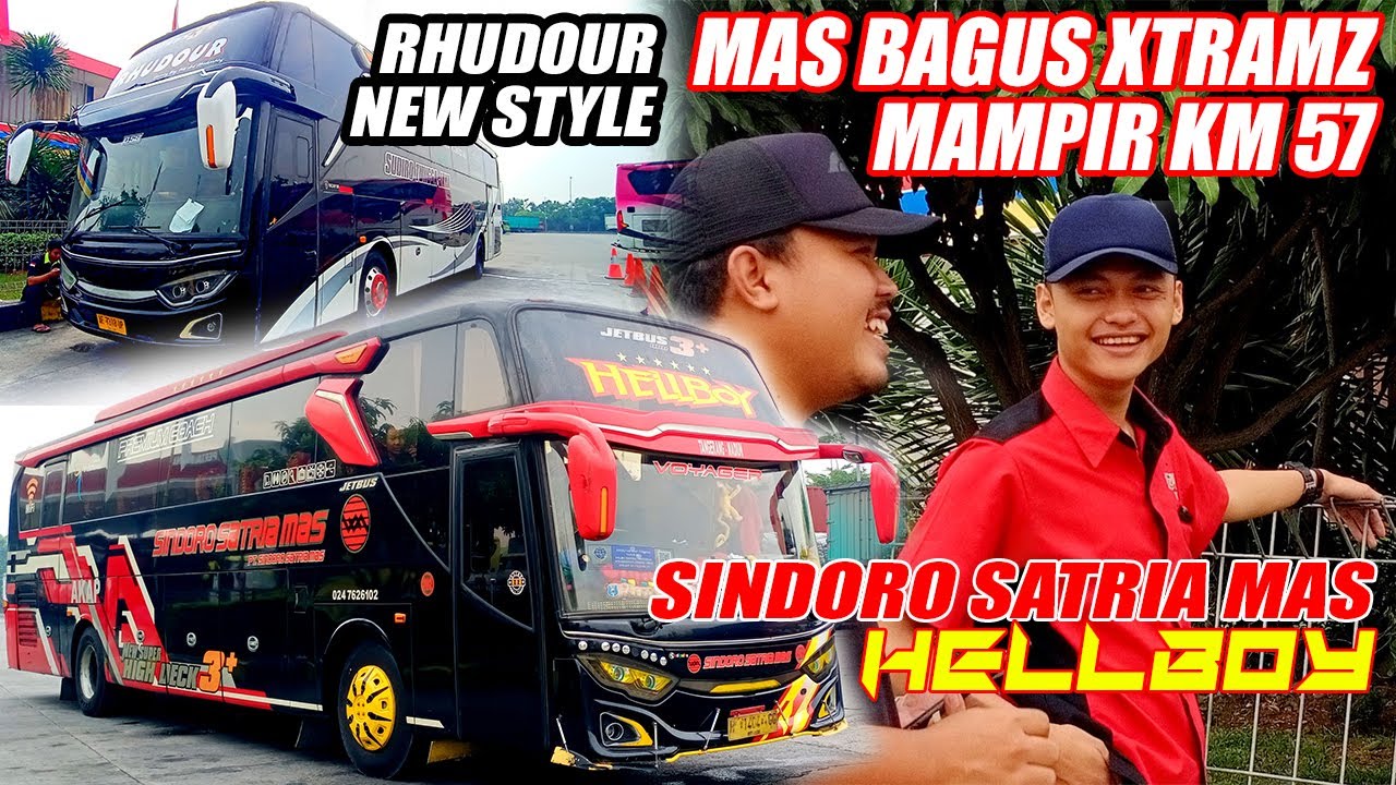 MAS BAGUS XTRAMZ MASUK REST AREA KM 57 JALAN SINDORO SATRIA MAS HELLBOY ...
