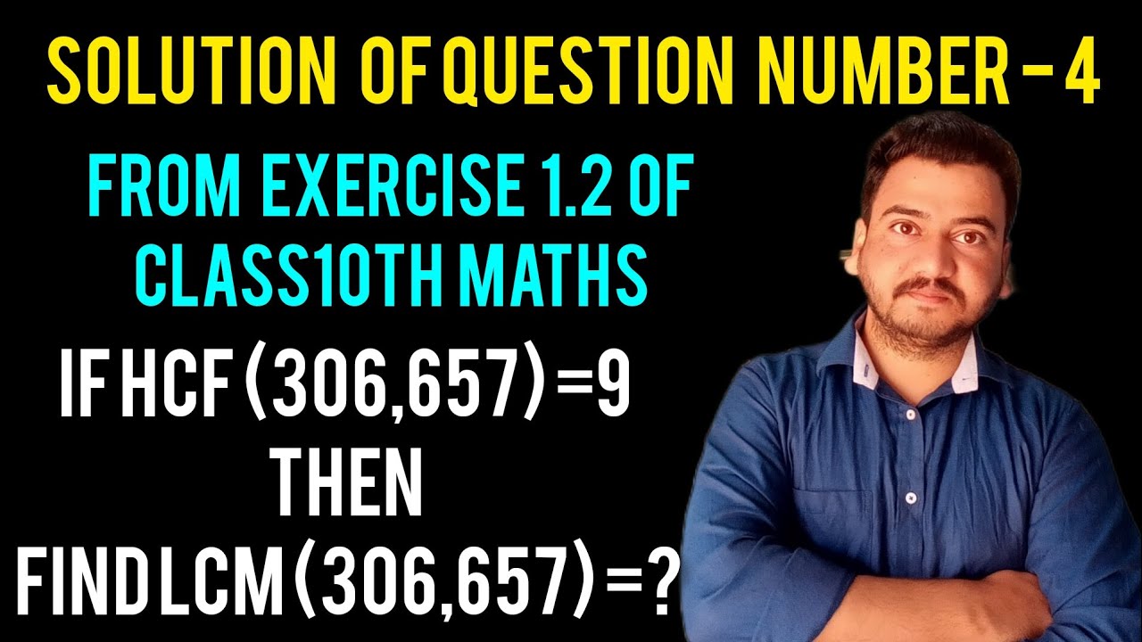 Question number 4 from exercise 1.2 of class10th maths #class10thmaths ...