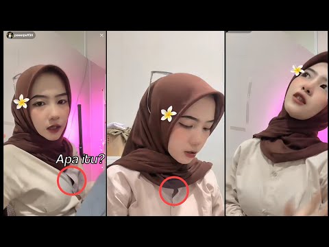 Live hijab keliatan tanktop 😱😱