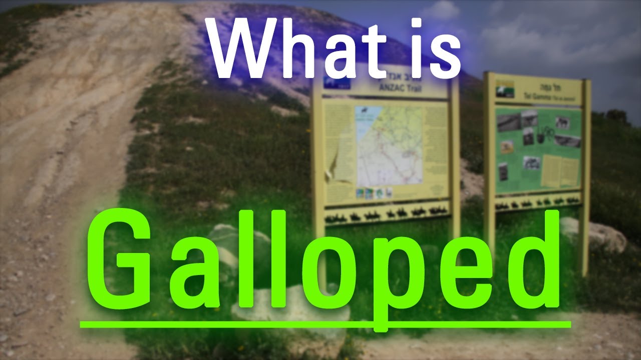 What is Galloped? | How Does Galloped Look? | How to Say Galloped in ...