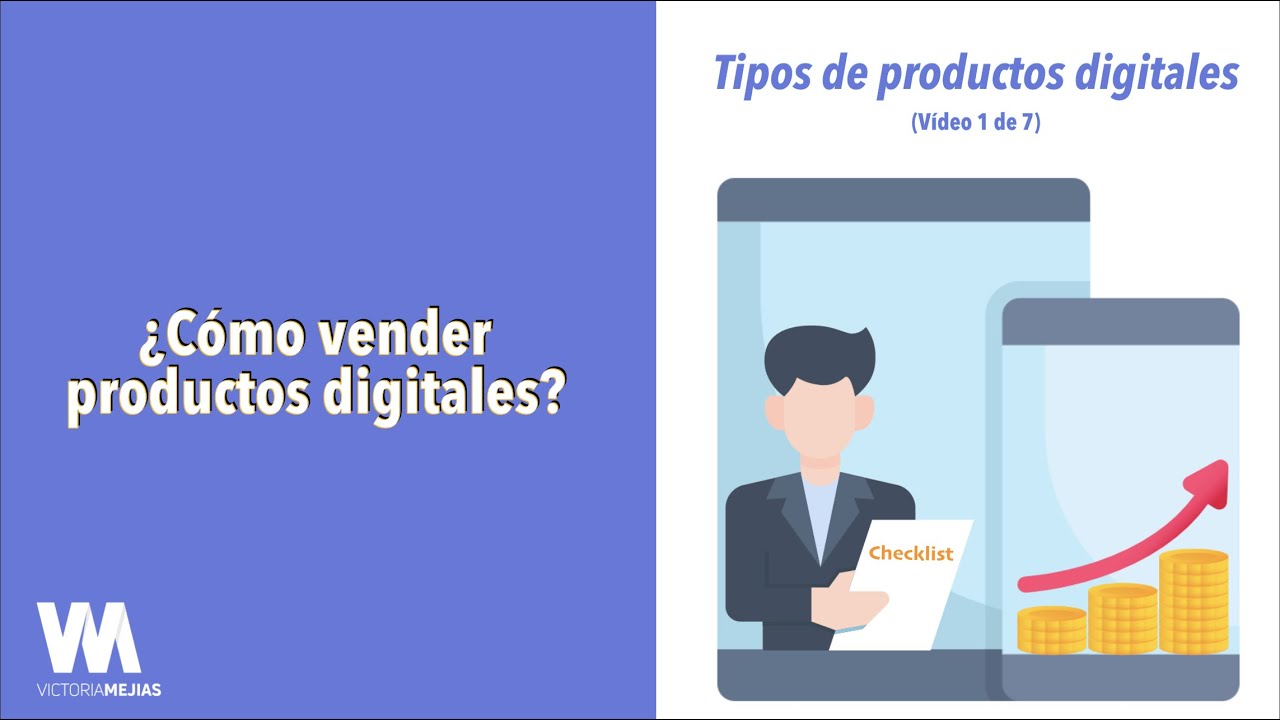 ¿Cómo vender productos digitales? 👉 Tipos de productos digitales (Video ...