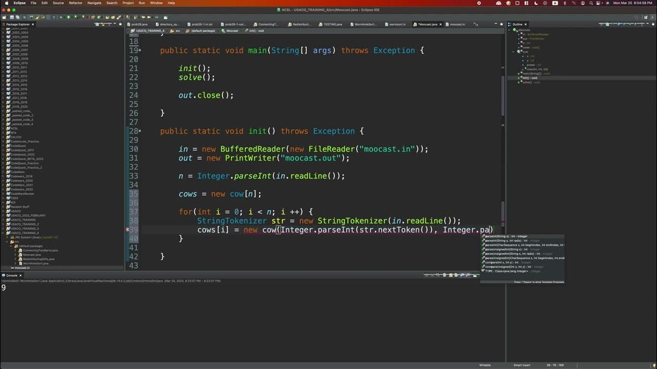 USACO 2016 December Silver || Moocast || Java Tutorial - YouTube