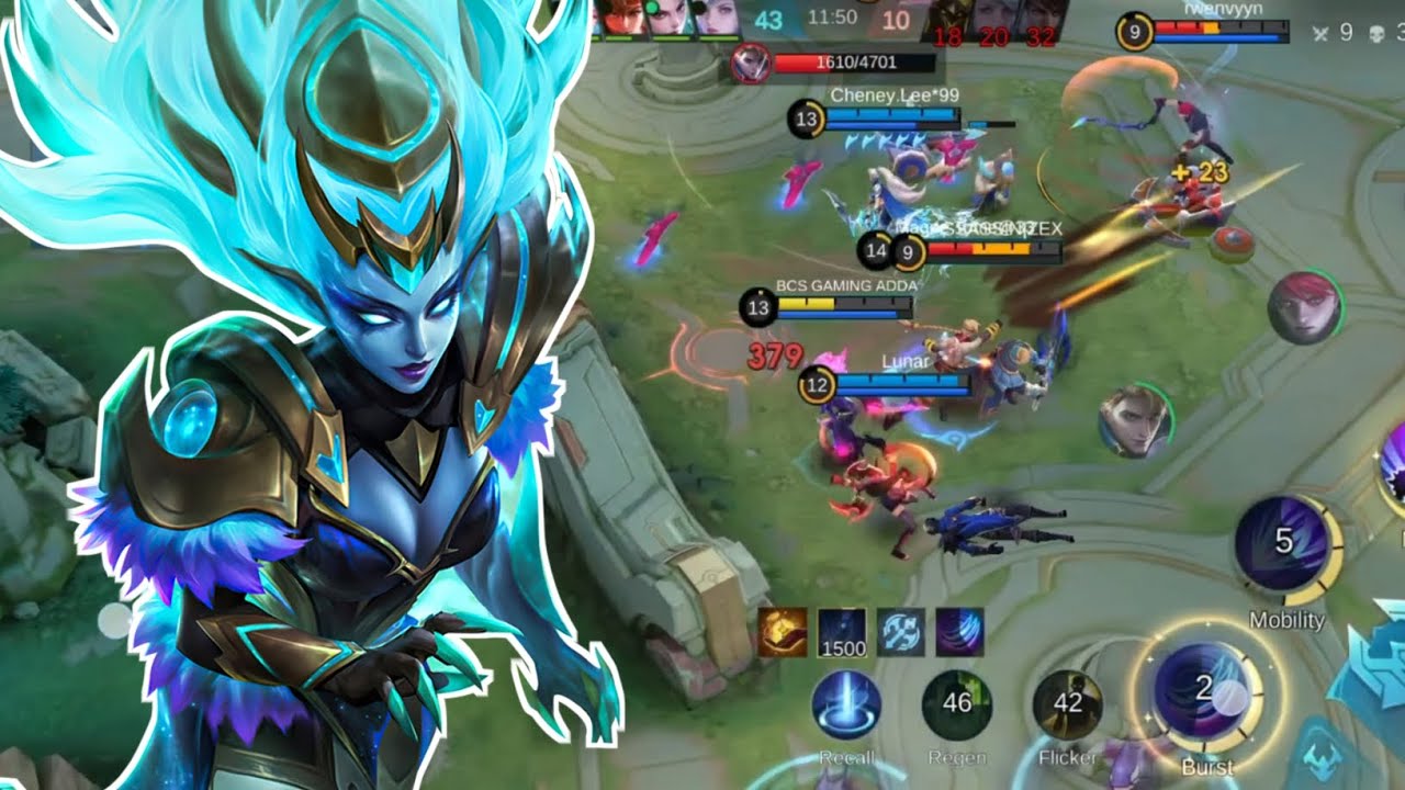 Best Assassin Hero Selena Mlbb ll How to use ultimate Selena ka new ...