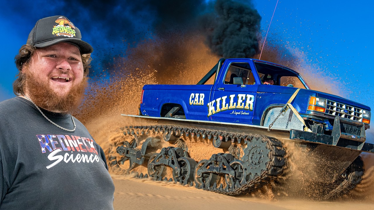 I Took My Ford Ranger Tank to The Beach - YouTube