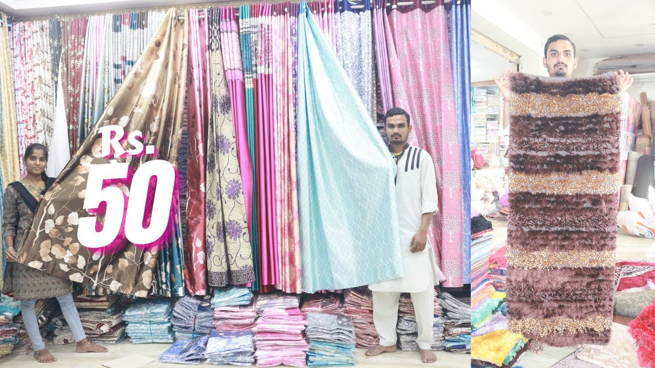 Cheap & Best Hyderabad Handlooms Market | Curtains, Doormats | As ...