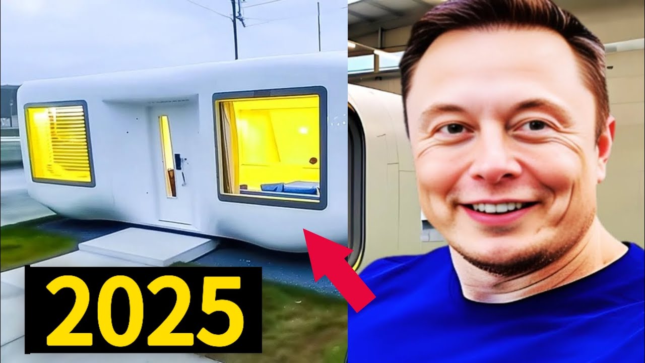 Elon Musk: "i am releasing Tesla's NEW $12,000 House for 2025" - YouTube