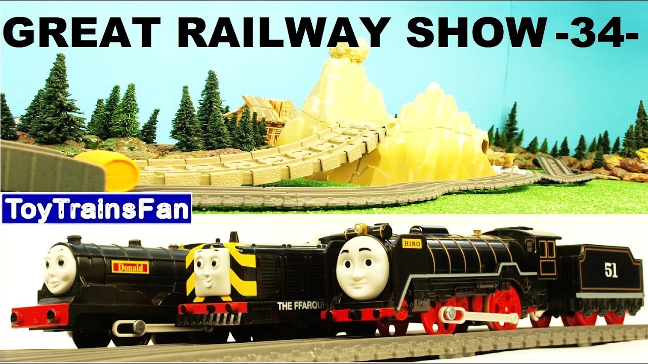 Thomas & Friends GREAT RAILWAY SHOW #34 TrackMaster and Plarail toy ...