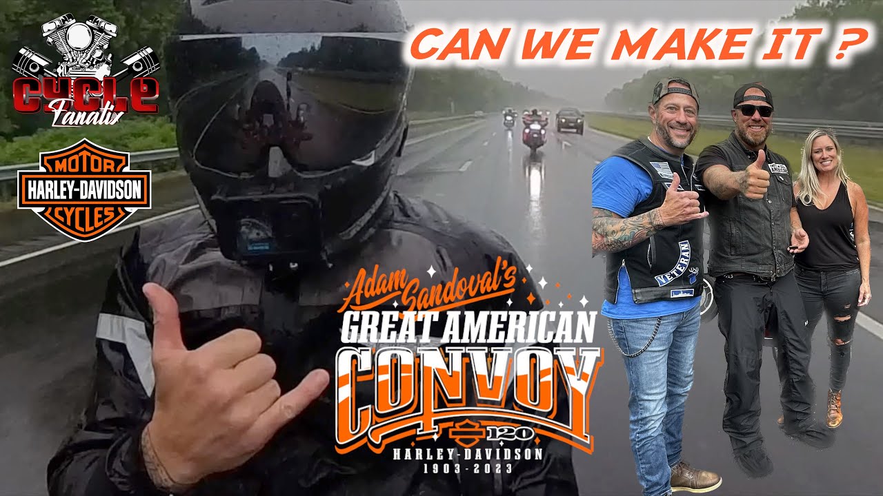 ADAM SANDOVAL GREAT AMERICAN CONVOY HARLEY DAVIDSON #cyclefanatix # ...