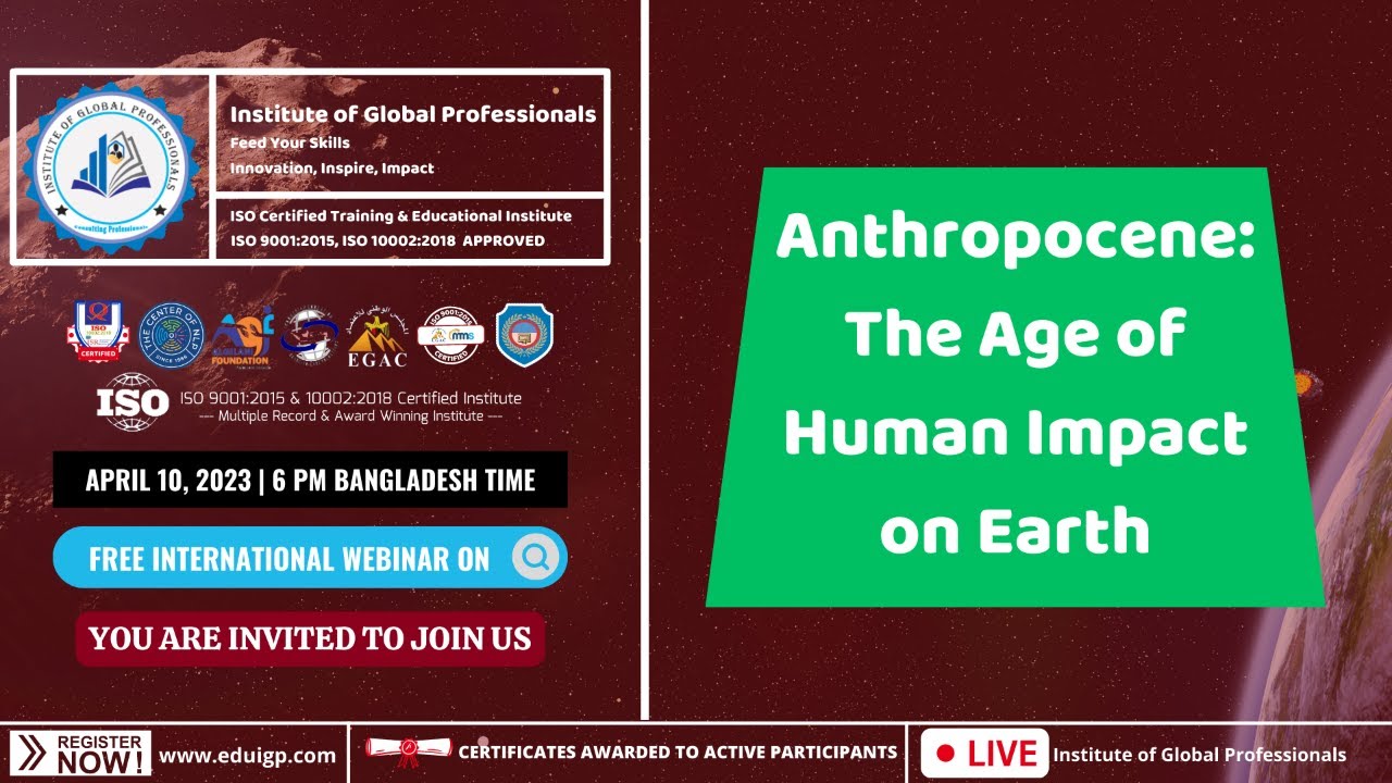 Anthropocene: The Age of Human Impact on Earth - YouTube