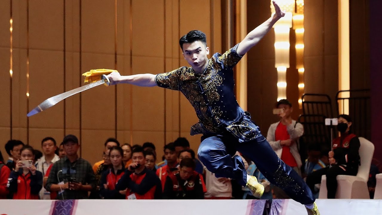SEA Games 32: Màn trình diễn của các VĐV Wushu Việt Nam - YouTube