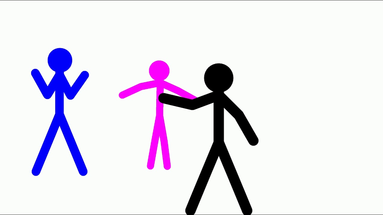 Stickman in normal world - YouTube