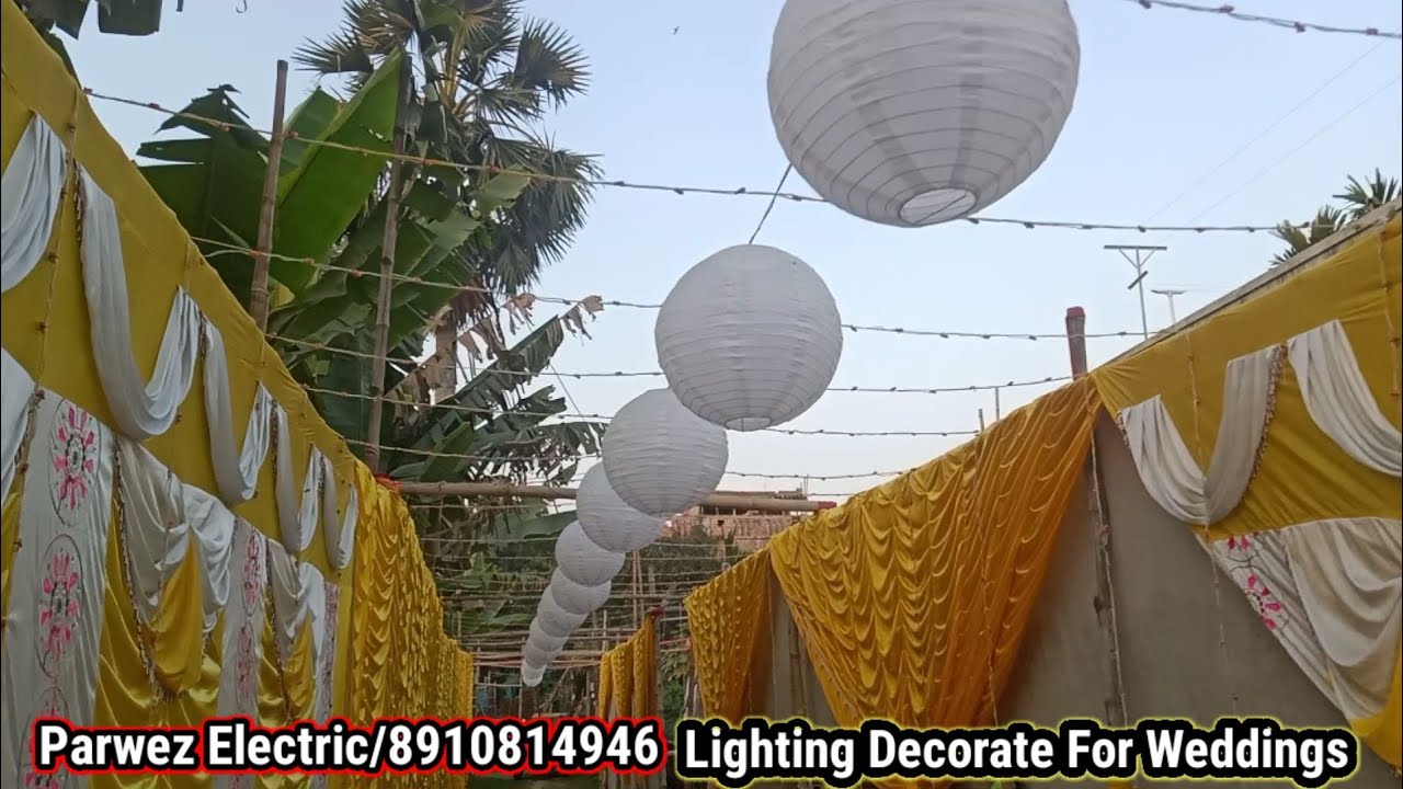 Pandal Design Weddings For West Bengal - YouTube