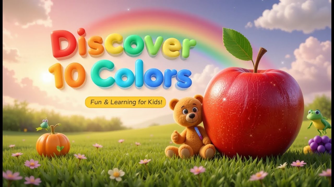 Discover 10 Colors Around Us: Fun and Learning for Kids! - YouTube