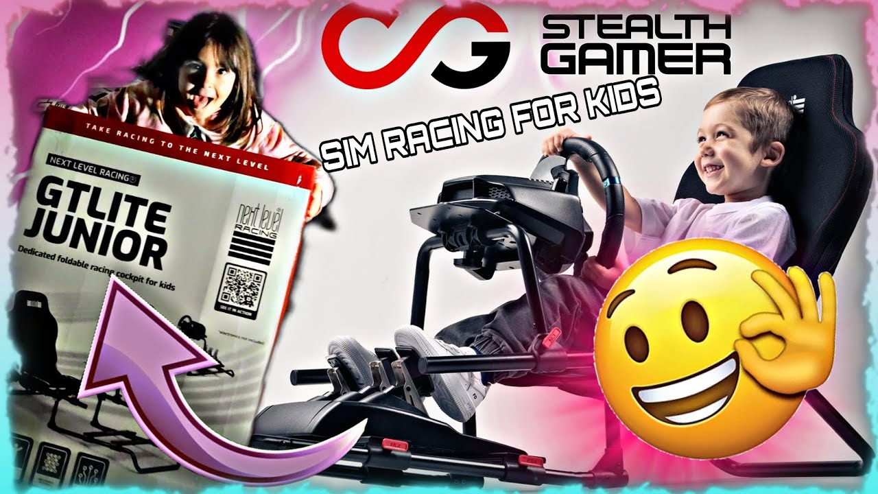 SETUP sim racing SPECIAL kids MERCI STEALTH GAMER !!! - YouTube