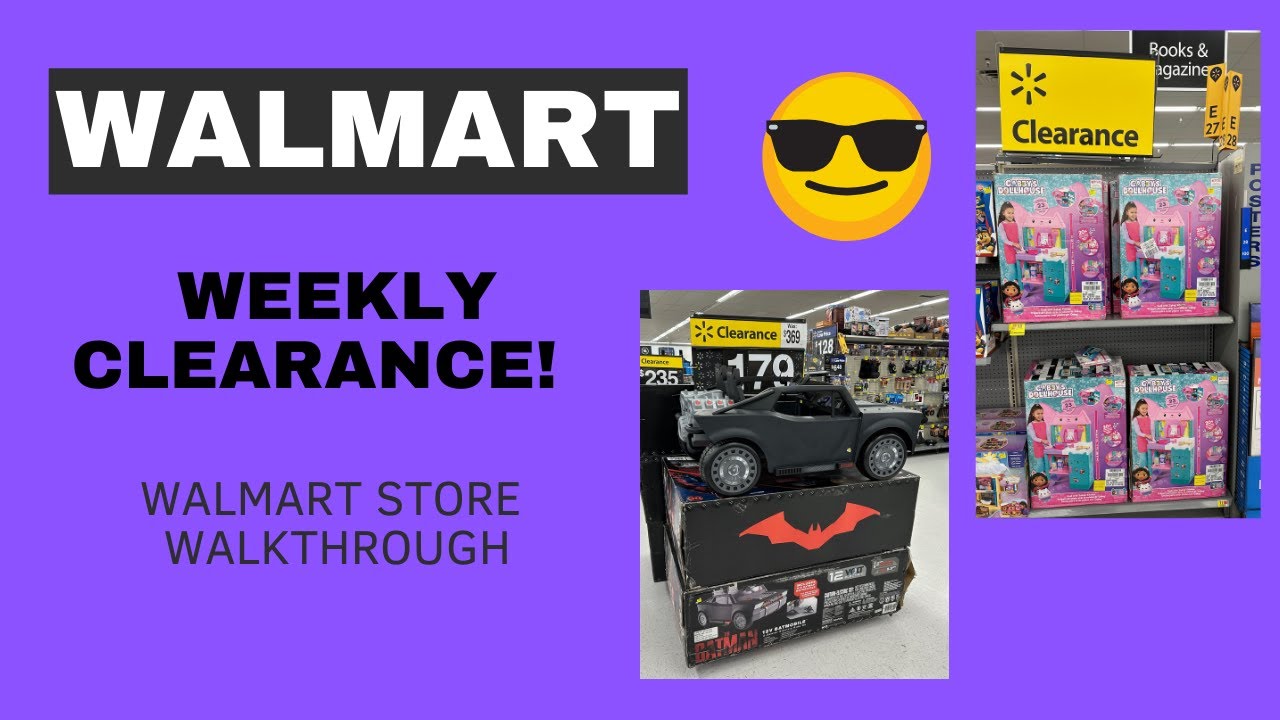 Walmart clearance! Walmart walkthrough at this location - YouTube