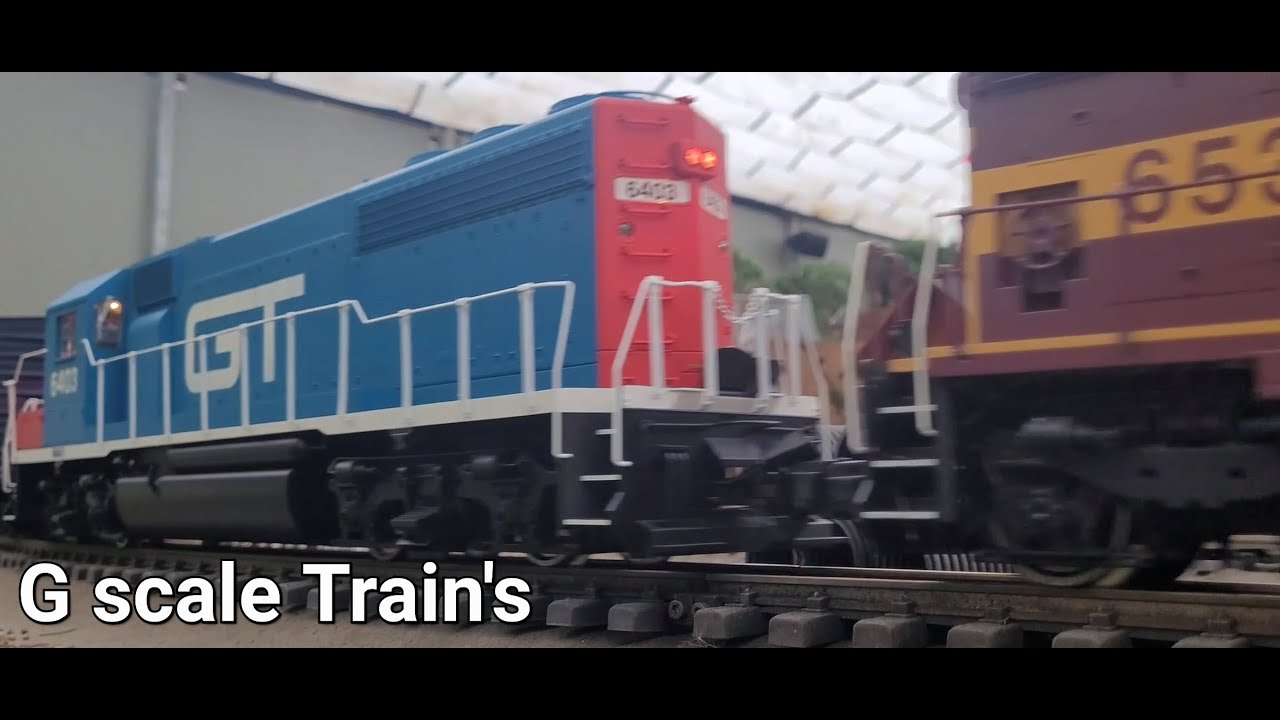 Running G scale Train's - YouTube