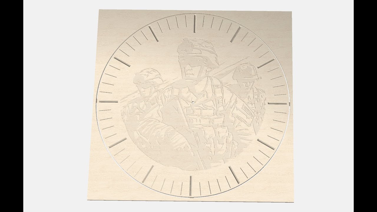 How to Make a Clock Using Carbide Create - YouTube