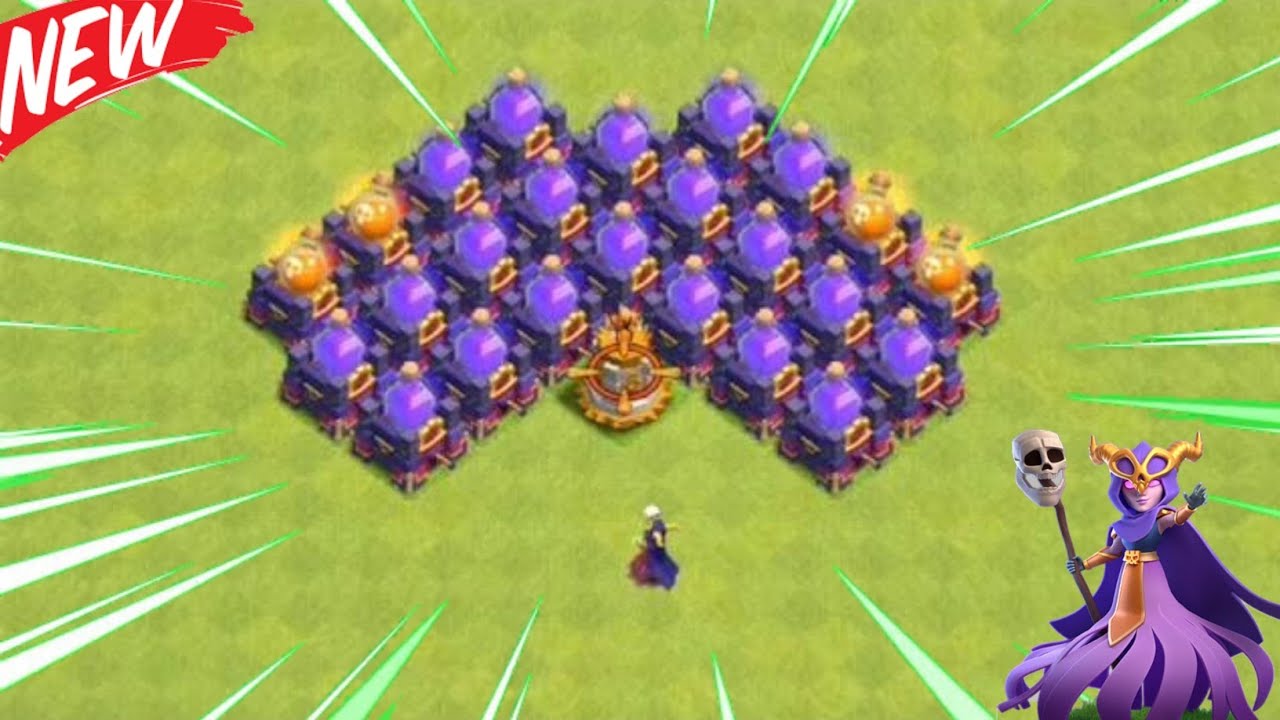 Super Troops VS Super Wizard Tower And Spell Tower !! Clash Of Clans ...