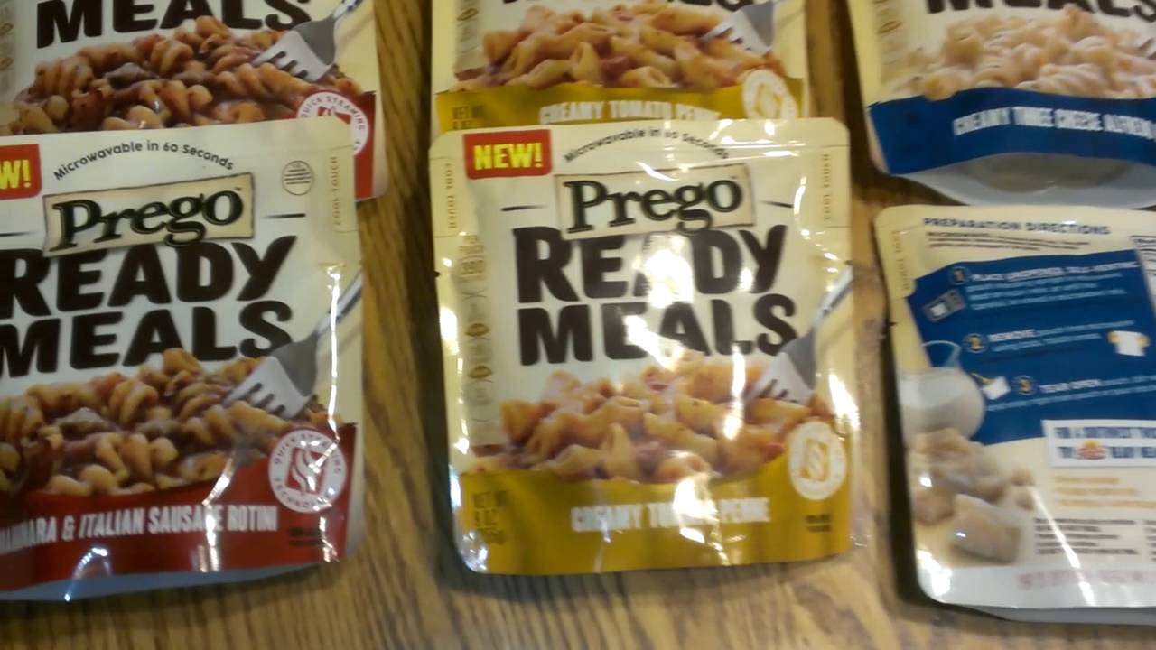 Prego Ready Meals - YouTube