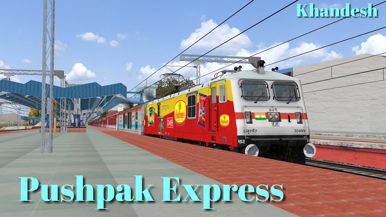 12534/Pushpak Express || Thul Ghat || Khandesh || Train Simulator - YouTube
