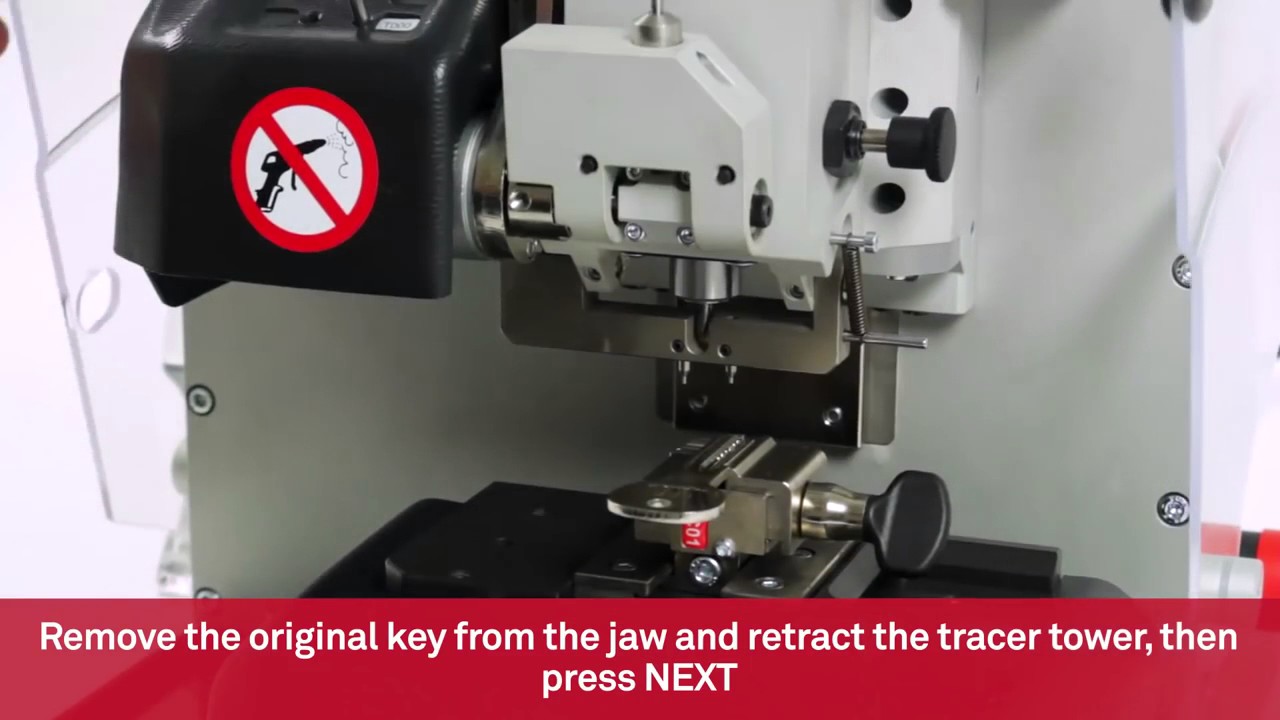 Keyline Ninja Vortex Decode and cut of dimple keys - YouTube