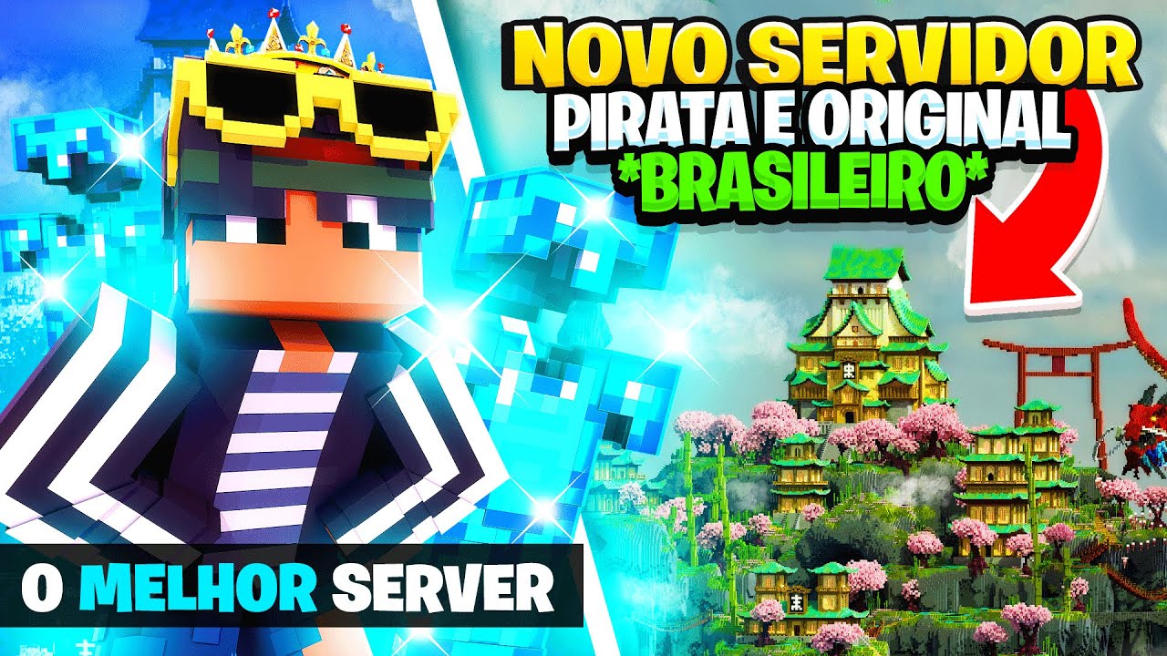 ESSE E O MAIOR SERVIDOR DE MINIGAMES do MINECRAFT com +200 MINIGAMES (BEDWARS, SKYWARS e MUITO ...