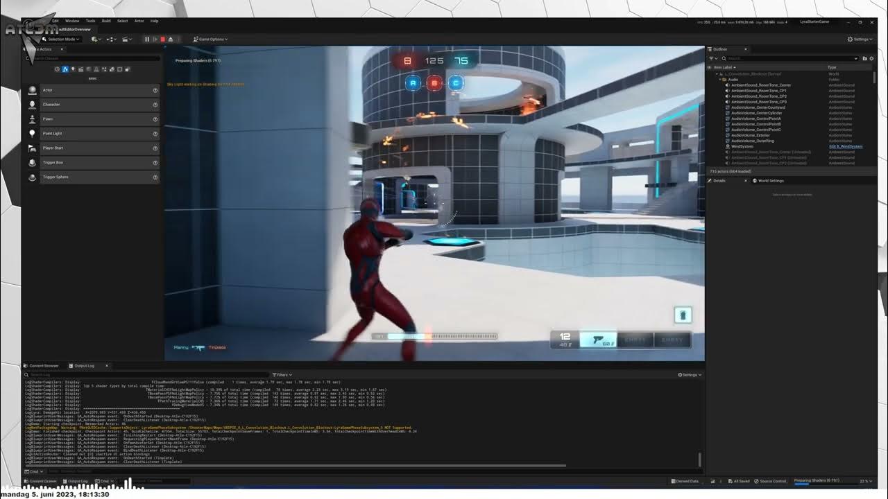 UE5 - Lyra dash ability - YouTube