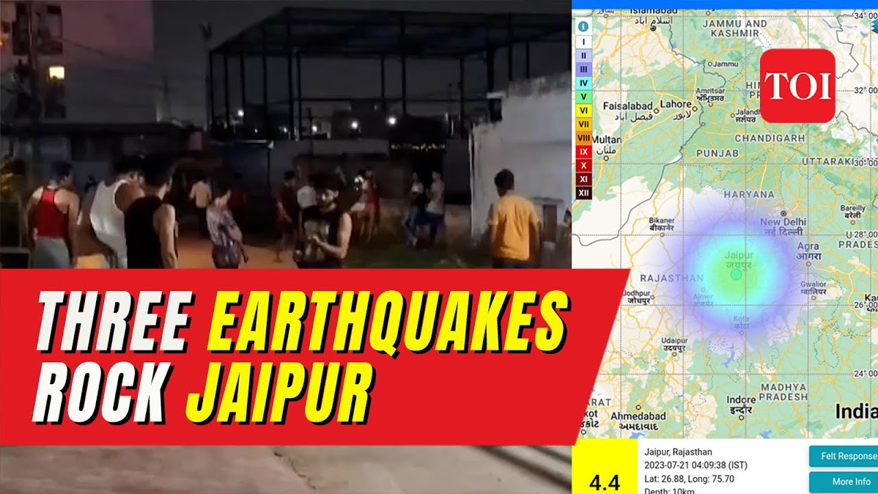 Jaipur Earthquake: Panic grips Jaipur as three back-to-back earthquakes ...
