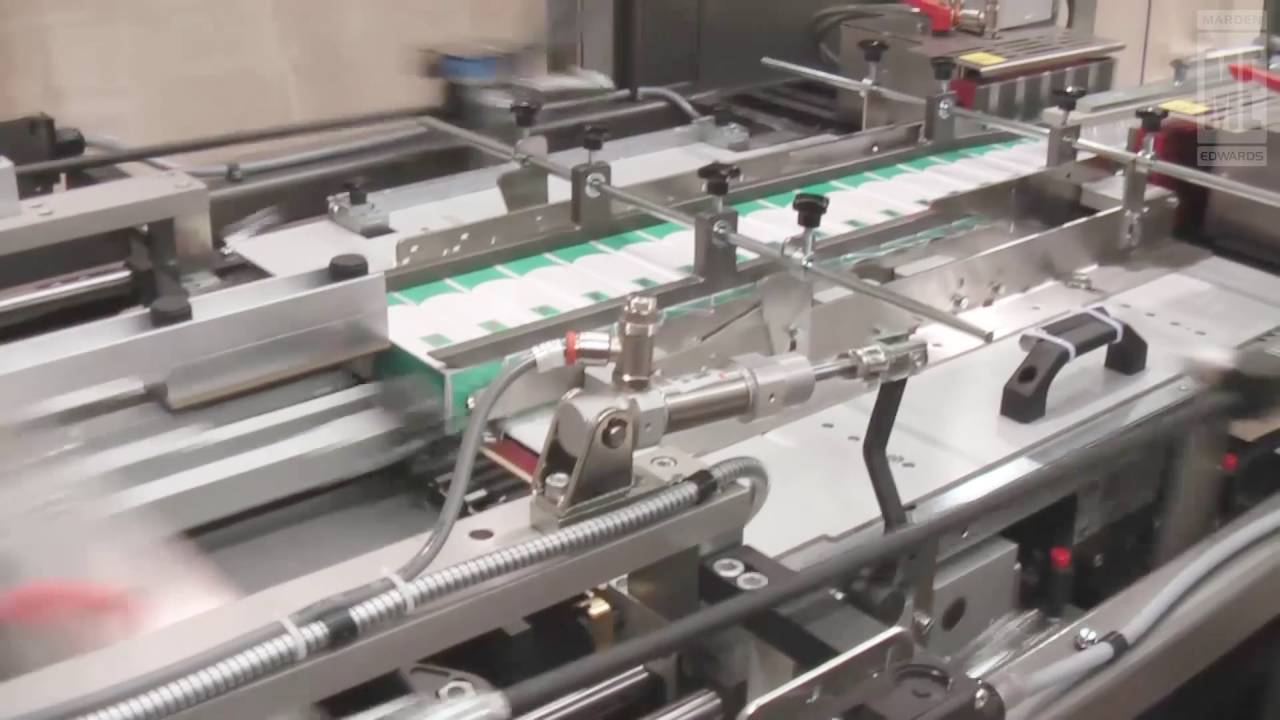 LXH25FF Cosmetics Overwrapping Machine | Marden Edwards - YouTube