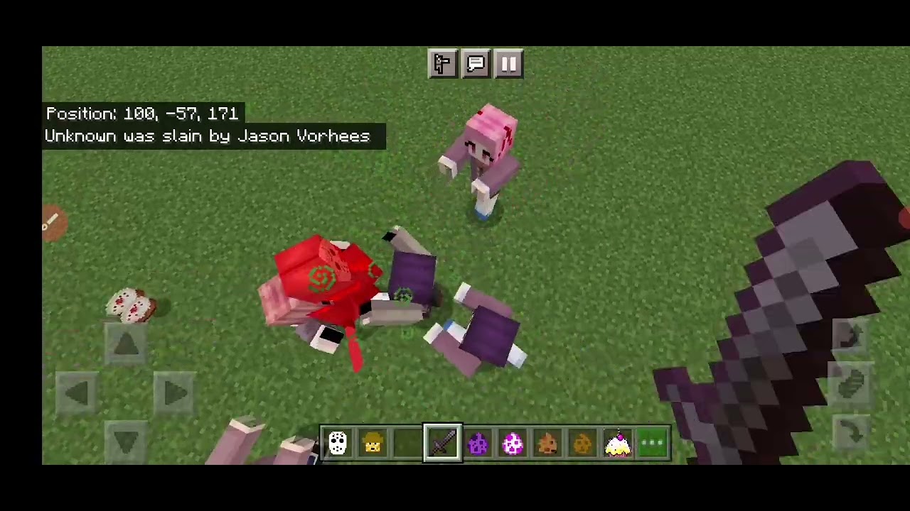 DDLC vs Jason and Freddy Krueger (Addon Mcpe Fight) - YouTube