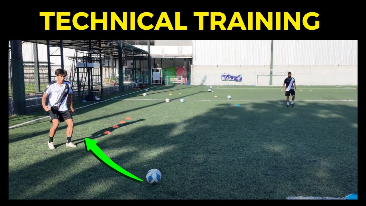 8 TECHNICAL DRILLS | PRIVATE FOOTBALL TRAINING | SOCCER TRAINING - YouTube