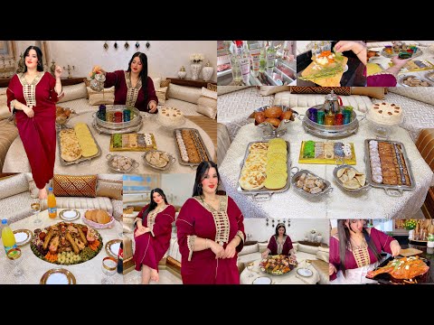 أجواء ذكرى المولد النبوي🎊مع عئلتي(وجدت طبق ضيافة الضلعة محمرة طبلة فطور العيد