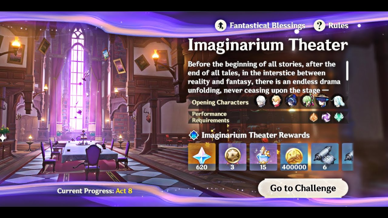 4.7 Imaginarium Theater Act 8 - Hard Mode | Final boss Clear & Rewards - Genshin Impact (PC ...