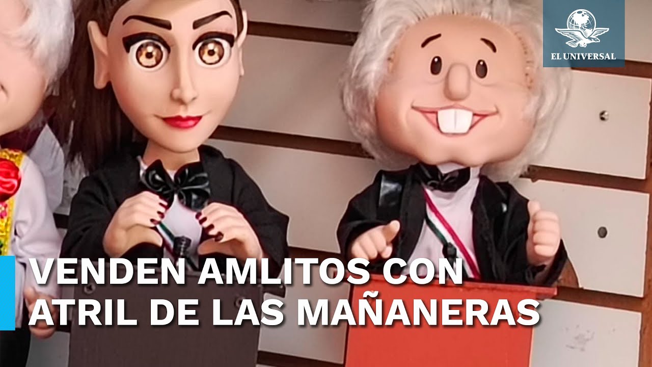 Venden nuevo accesorio de los “AMLITOS”: el atril de las mañaneras ...