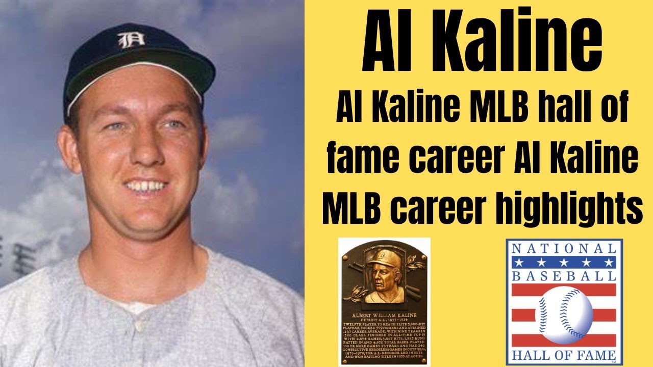 Al Kaline MLB hall of fame career highlights - YouTube
