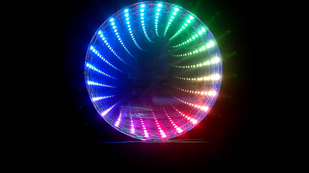 RGB Infinity Mirror - YouTube