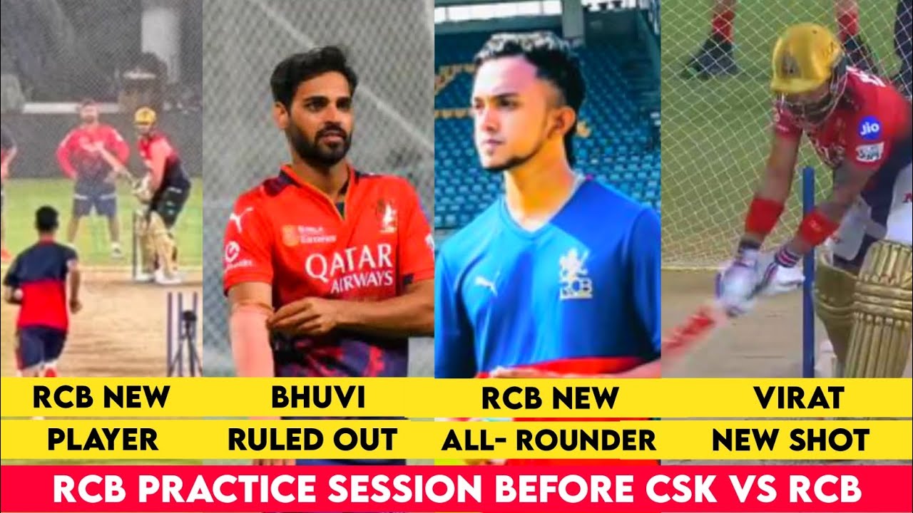 RCB Practice in Chennai | RCB Practice Today | RCB Update Today RCB ...