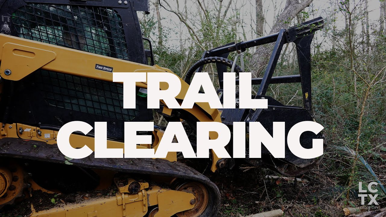 League City Parks Trail Clearing - YouTube