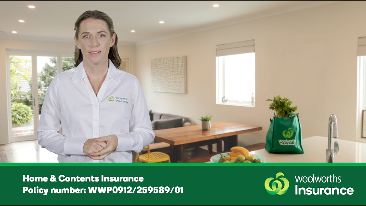 Woolworths // Home & Contents Insurance - YouTube
