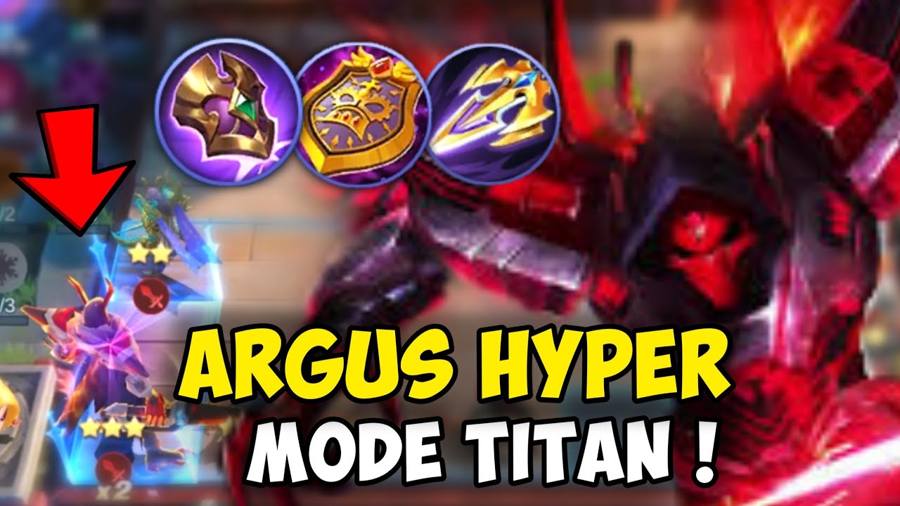 META ARGUS MODE TITAN ! COMBO HYPER 6 ABBYS 6 WEAPON MASTER MAGIC CHESS ...