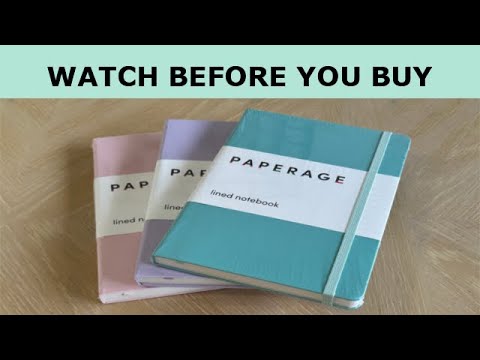 PAPERAGE Lined Journal Notebooks, 3 Pack Review - YouTube