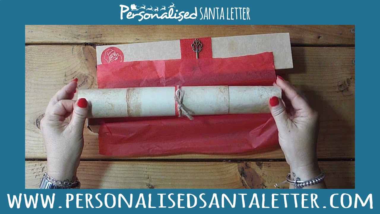 Luxury Santa Scroll from Personalised Santa Letter - YouTube