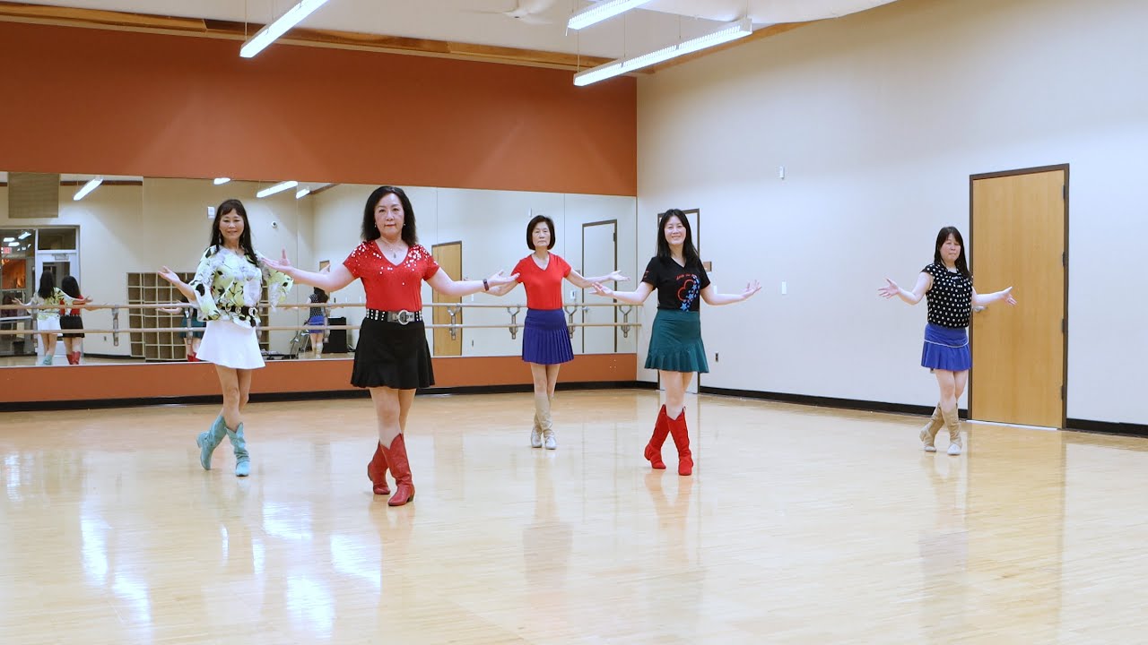 Get Get Get Down - Line Dance (Dance & Teach) - YouTube