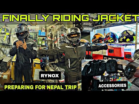 PREPARATION FOR NEPAL TRIP|| RIDING JACKET ||ACCESSORIES || RYNOX - YouTube