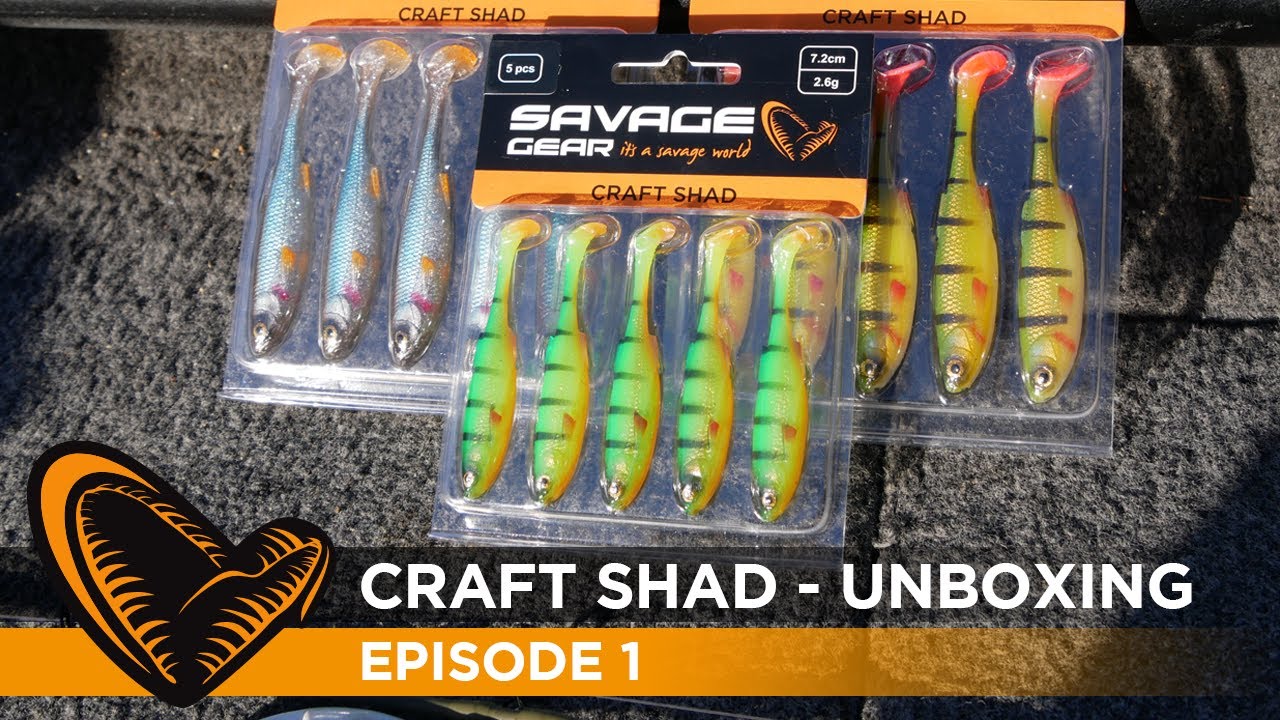 Craft Shad (1/2) : unboxing (finesse fishing, verticale, drop shot ...